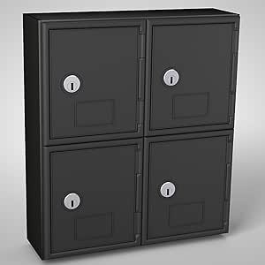 Amazon.com: United Visual Personal Storage Lockers - Abs Plastic Frame ...