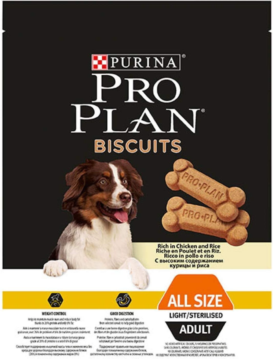 PURINA PRO PLAN | Biscuits Light/Sterilised Friandises | Chien Adulte ...