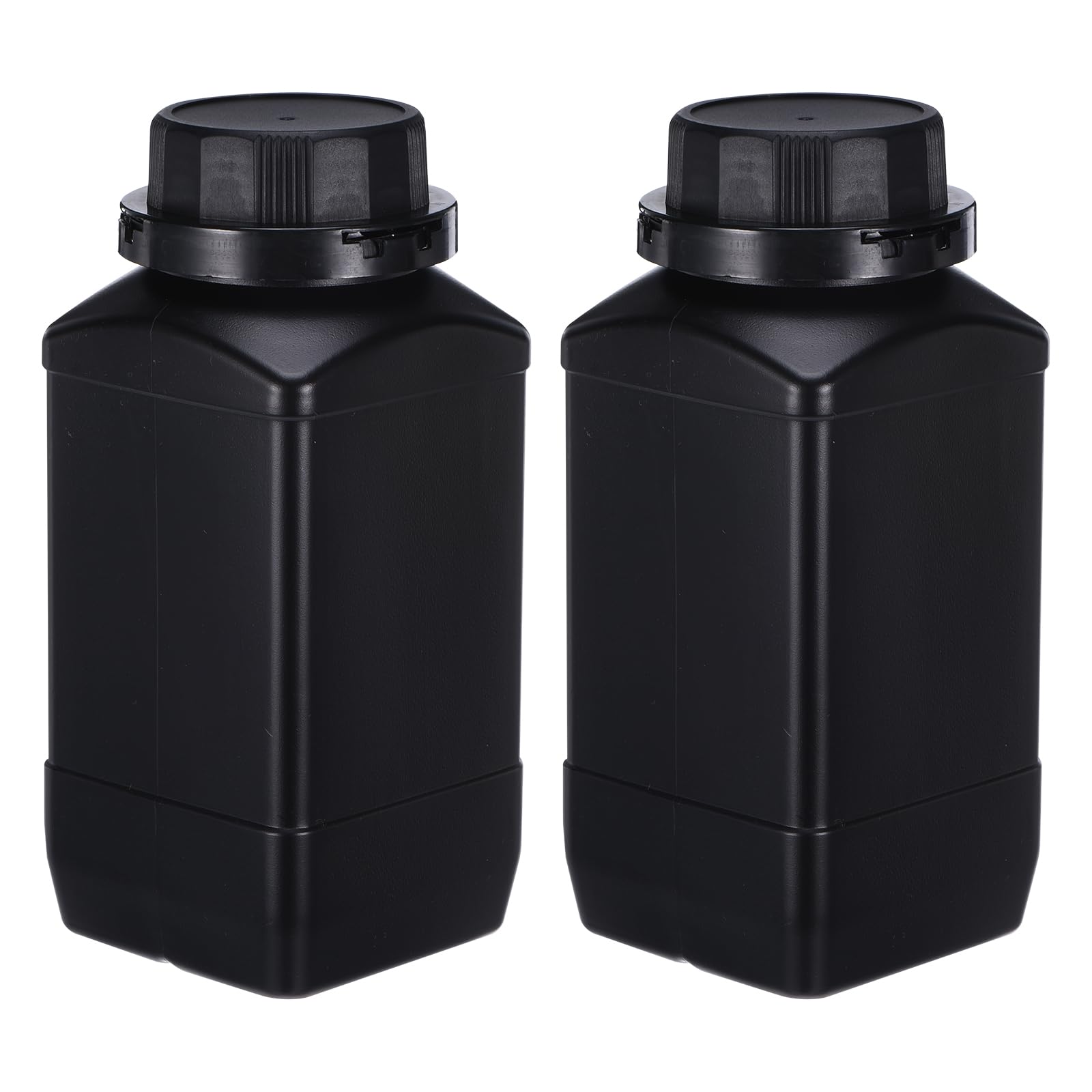Amazon.com: PATIKIL 2 Pcs 1000ml Reagent Bottles, HDPE Wide Mouth ...