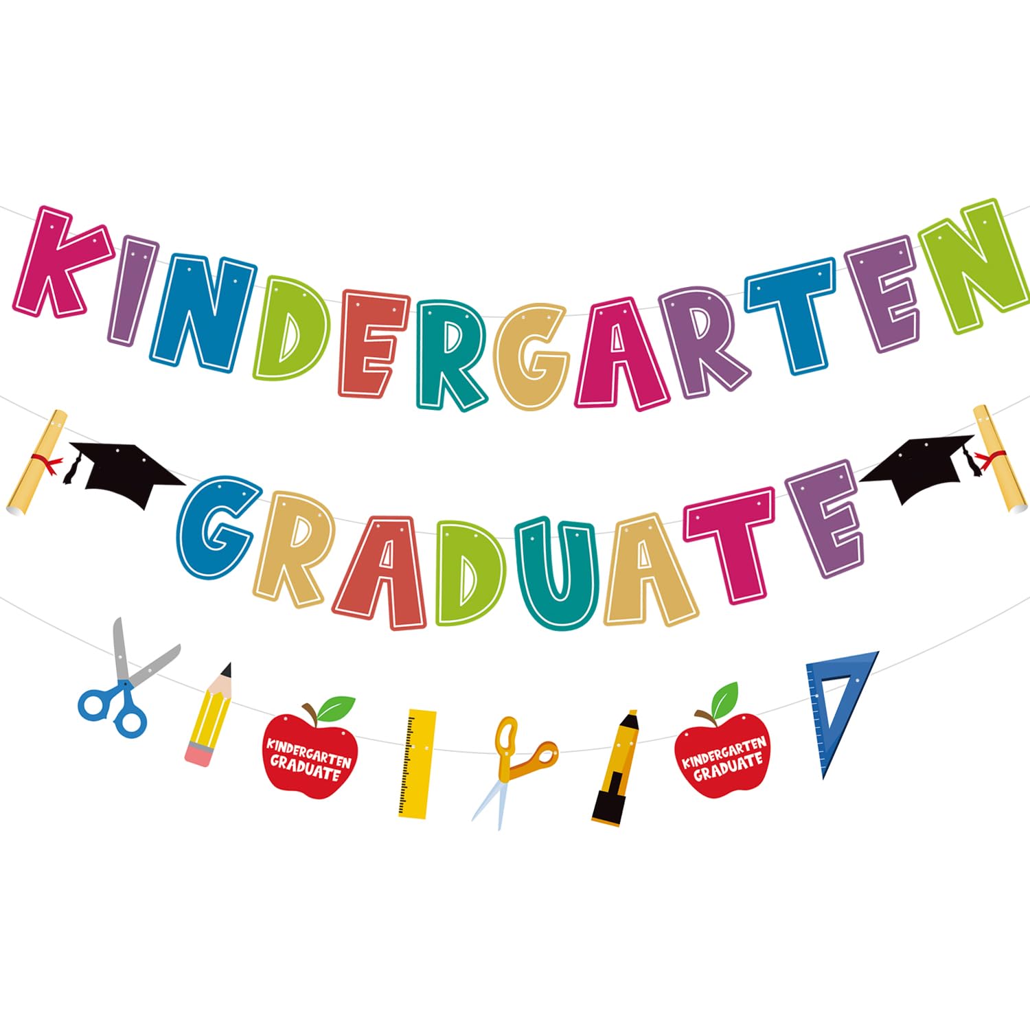 Kindergarten Graduation Decorations Banners