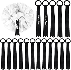 Amazon.com : Lovecheer 48Pcs Cheerleader Pom Poms Tags Cheer Camp Gifts ...