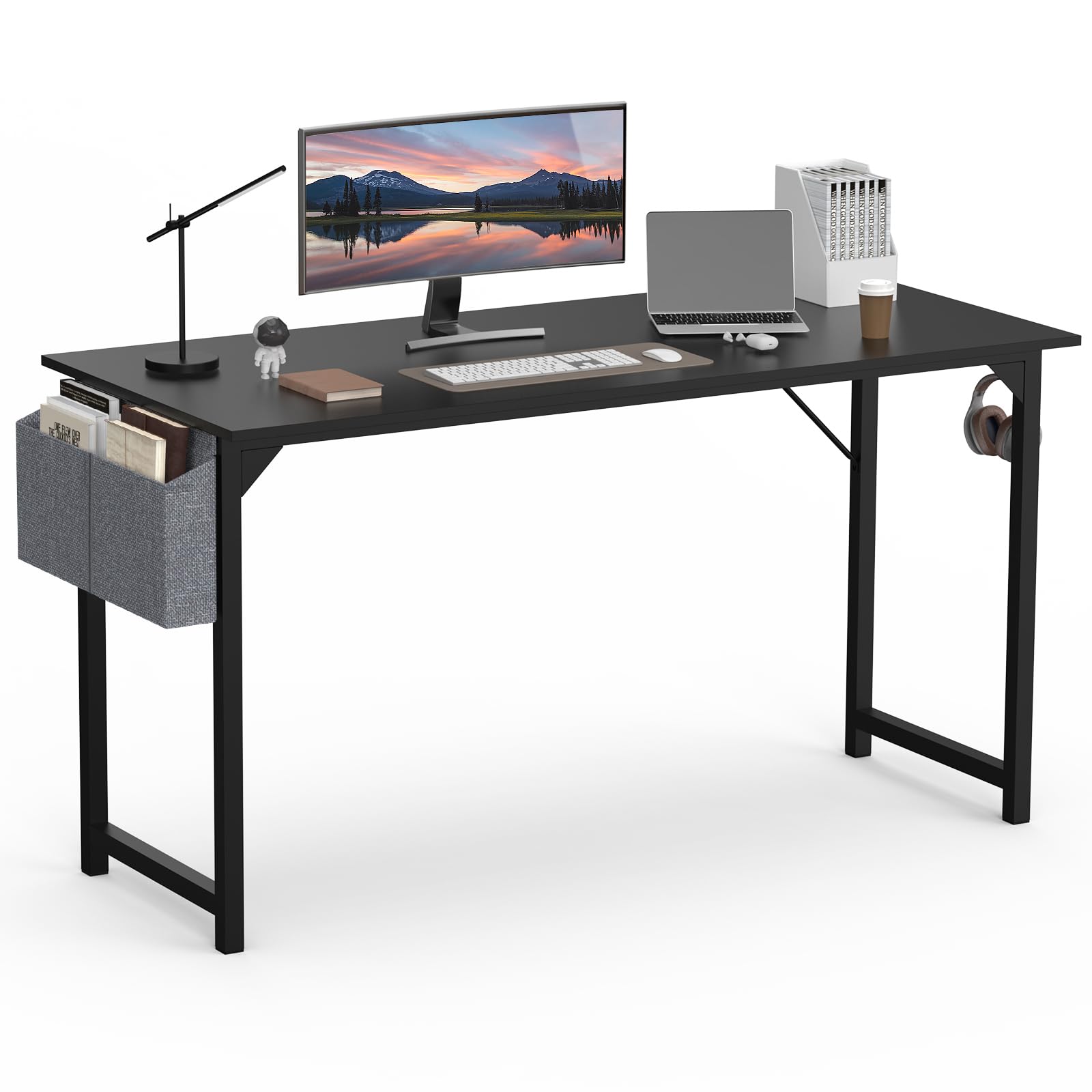 Snapklik.com : SMUG Computer Desk 55 Inch Office Gaming Study Writing ...