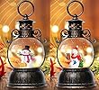 Amazon.com: Christmas Snow Globes, Christmas Snow Lantern with 8 Songs ...