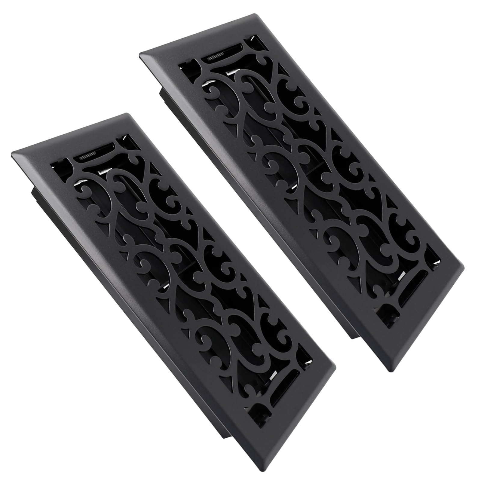 SANYCASA 4x10 Inches Air Floor Vents Register Ease Adjust Air Flow ...