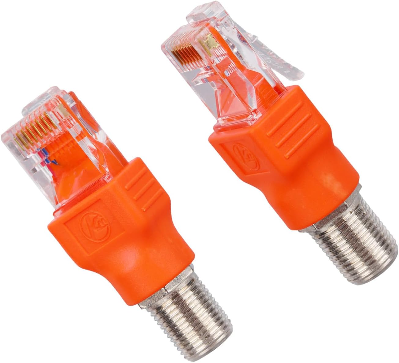 Amazon.com: BTFO 2pcs Coax to Ethernet Adapter, F-Type Female to RJ45 ...