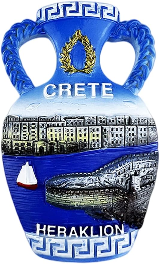 Heraklion Crete Greece Refrigerator Magnet Travel Souvenir Fridge ...