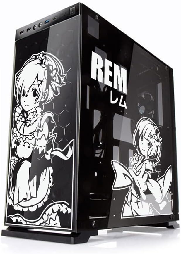 Amazon.com: Rem Anime Stcikers for PC Case,Cartoon Decor Decal for ATX ...
