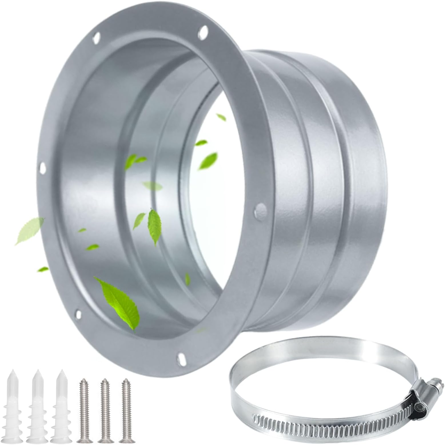 Abluftschlauch Adapter, Flansch Metall 150mm Abluftrohr Adapter ...