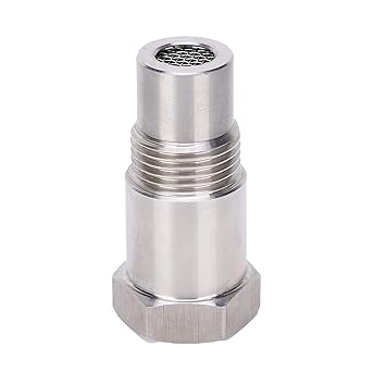Stainless Steel O2 Sensor Spacer Adapter - M18 1.5 Bung for Catalytic ...