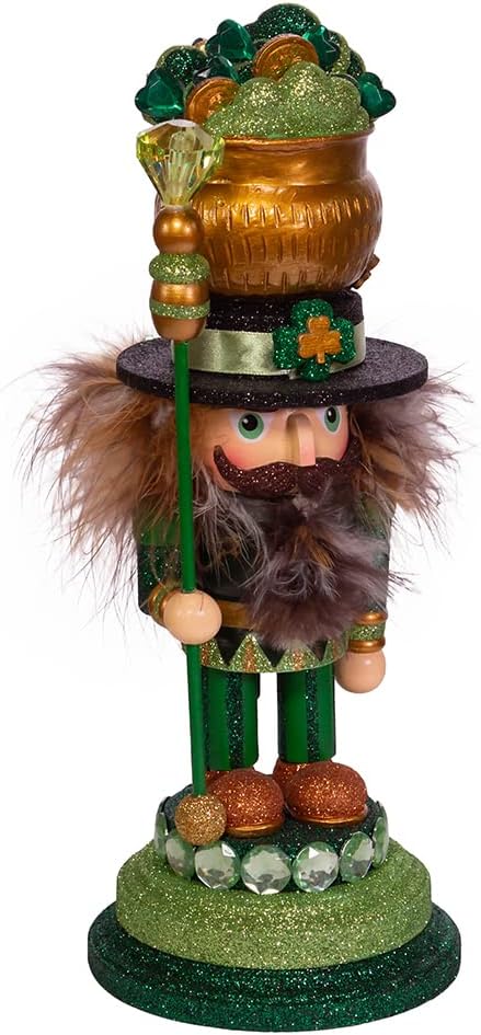 Amazon.com: Kurt S. Adler 15-Inch Irish Cape Nutcracker, Multi : Home ...