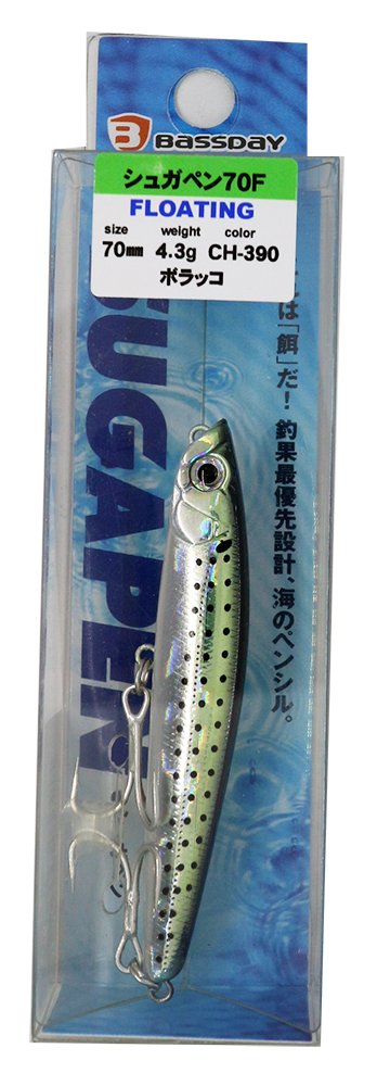 Bassday Lures Suga Pen 70F CH-390 Boracco. : Amazon.com.au: Sports ...