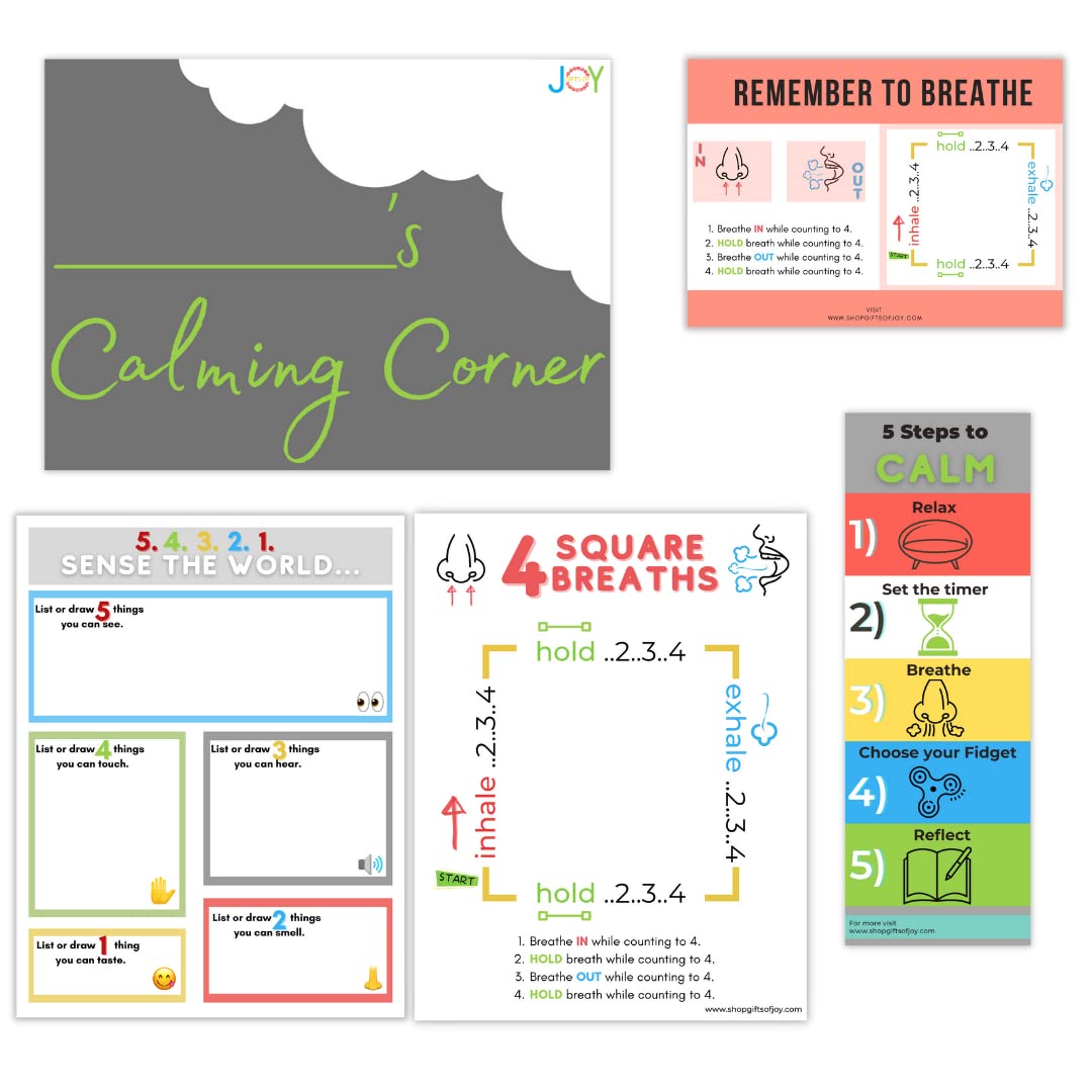Buy Gifts Of Joy Secondary Calm Down Corner Classroom kit, Feelings ...