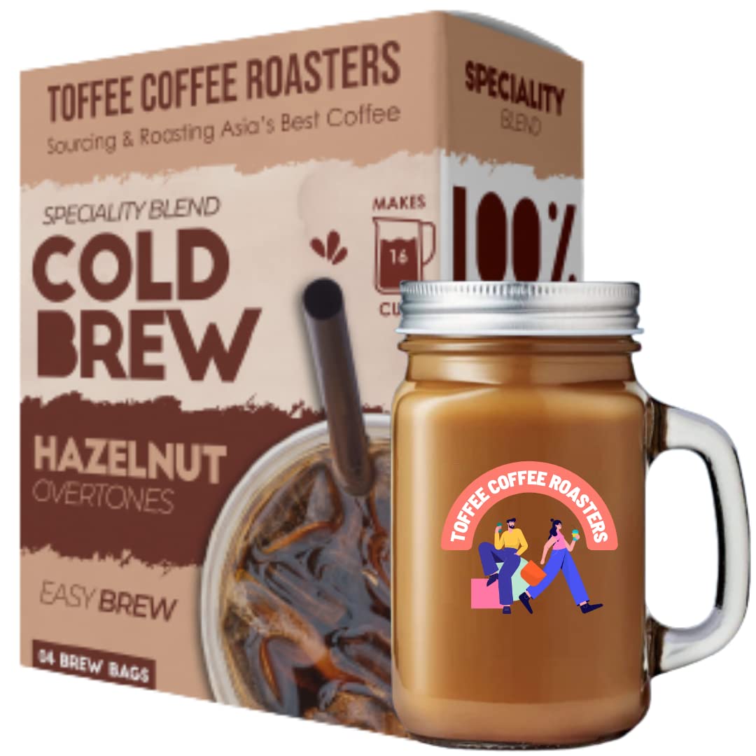 Toffee Coffee Roasters Hazelnut Cold Brew Coffee Free Mason Jar ...