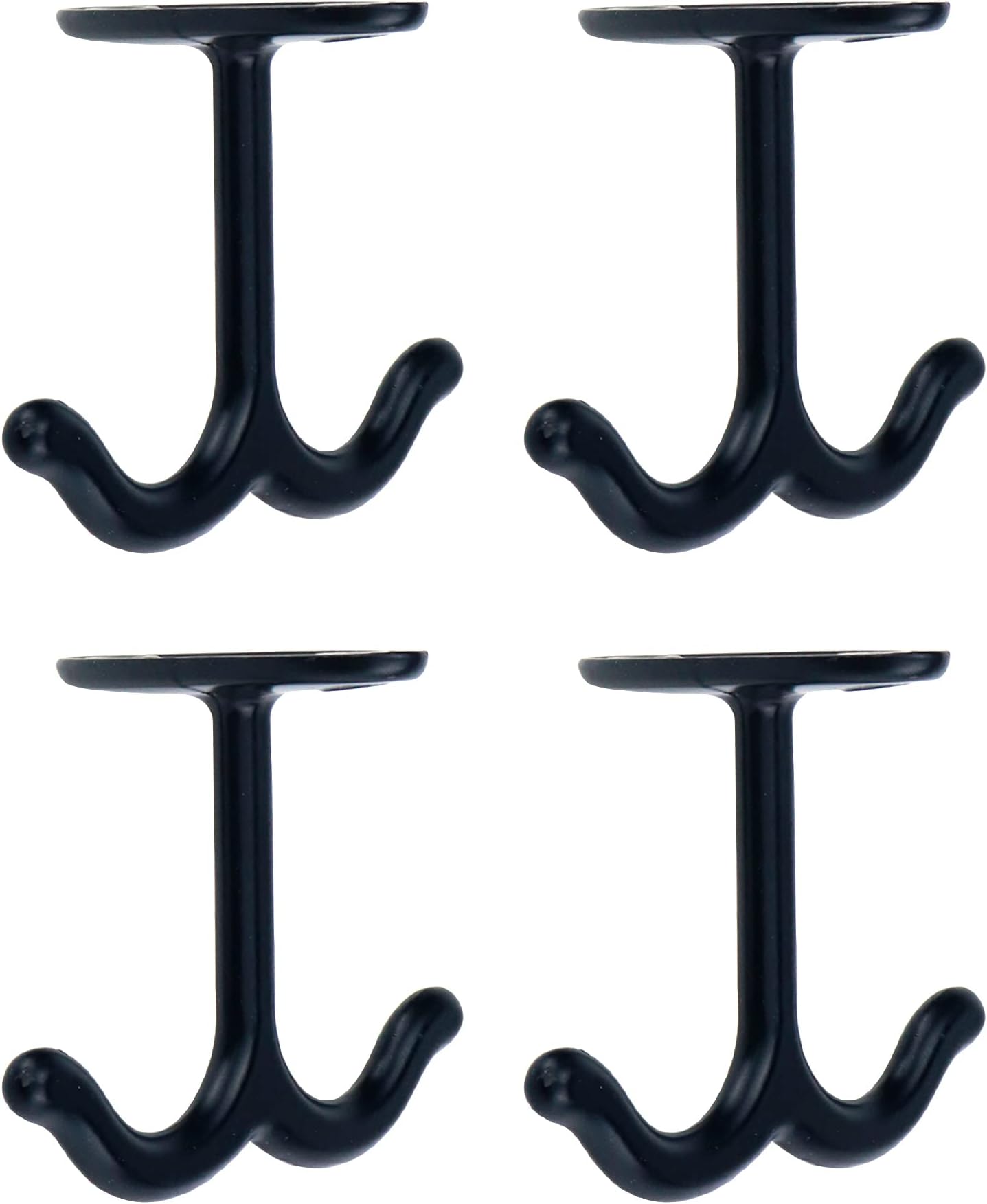 Picowe 6 Pcs Double Prong Ceiling Hook - Under Shelf Coat Hooks ...