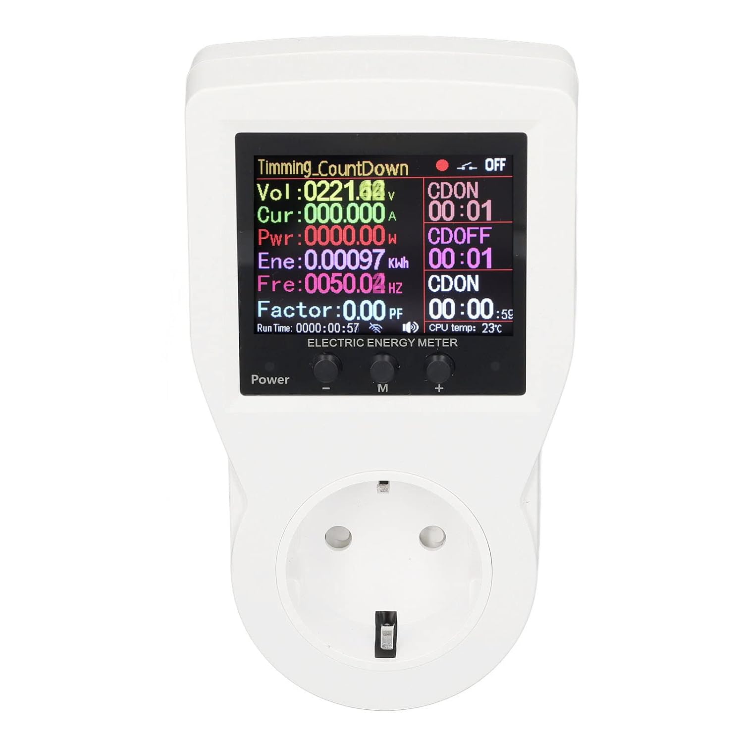 Smart Metering Socket, WiFi Intelligent Outlet, Display Alarm, Remote ...