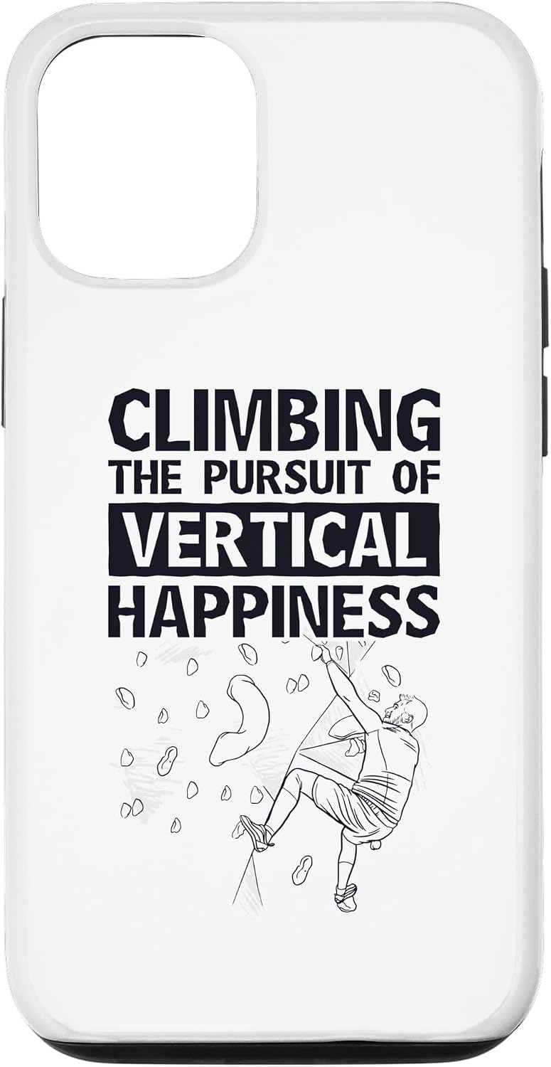 Amazon.com: iPhone 12/12 Pro Bouldering Climbing Vertical Happiness ...
