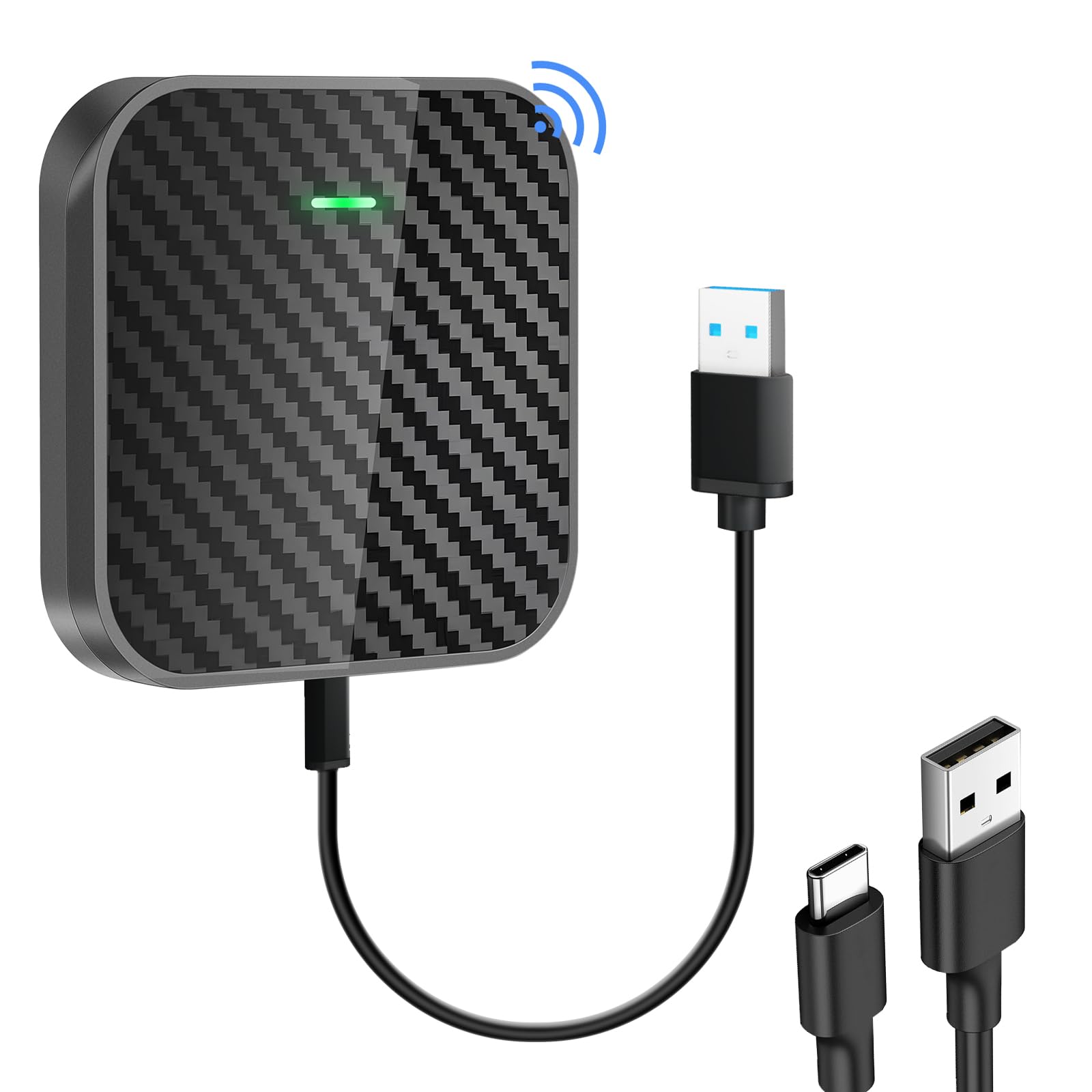 Amazon.com: VECHTEL Wireless CarPlay Adapter Converts Wired to Wireless ...