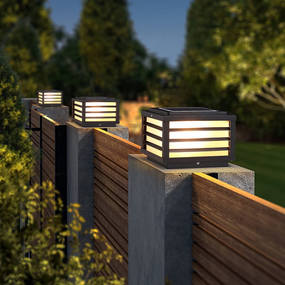 Square Bronze Solar Lights