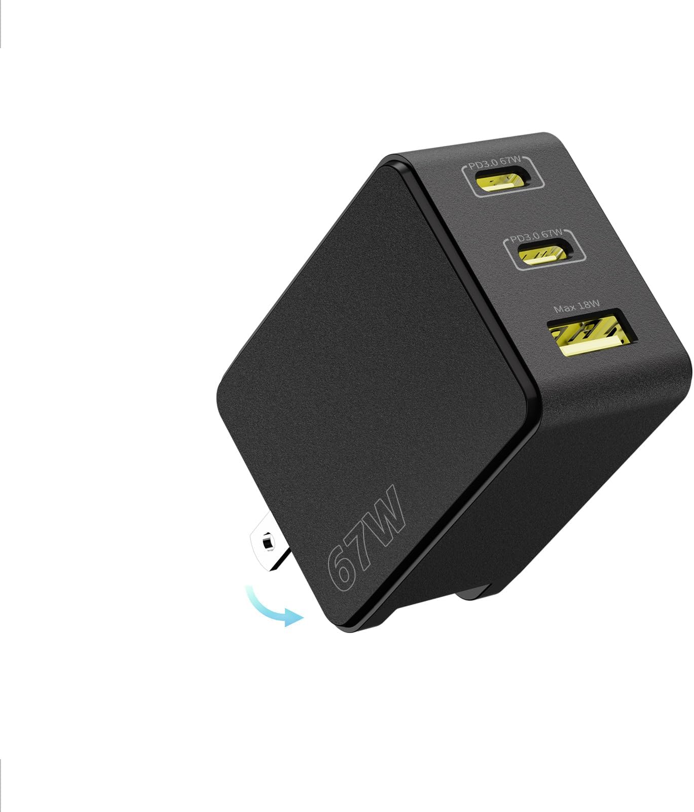 Amazon.com: GravaStar 65W USB C Charger, Alpha65 Robot Fast GaN Charger ...
