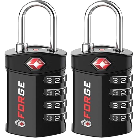 Amazon.com: Forge TSA Approved Luggage Locks - Black 2 PK : Clothing ...