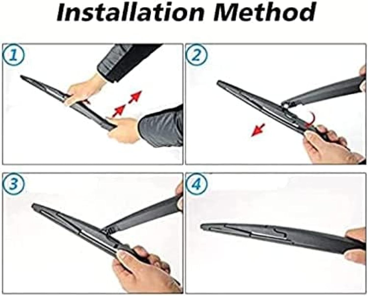 WouND Rear Wiper Blade Wipers,14″ For Mazda2 For Mazda 2 Demio DY DE ...