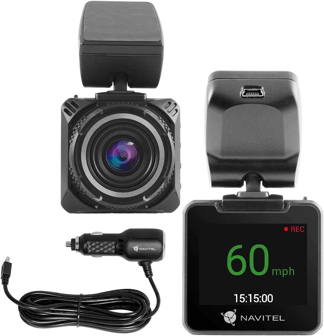 NAVITEL R5 Front Dash Cam | Full HD Car Dashboard Front Video Camera ...
