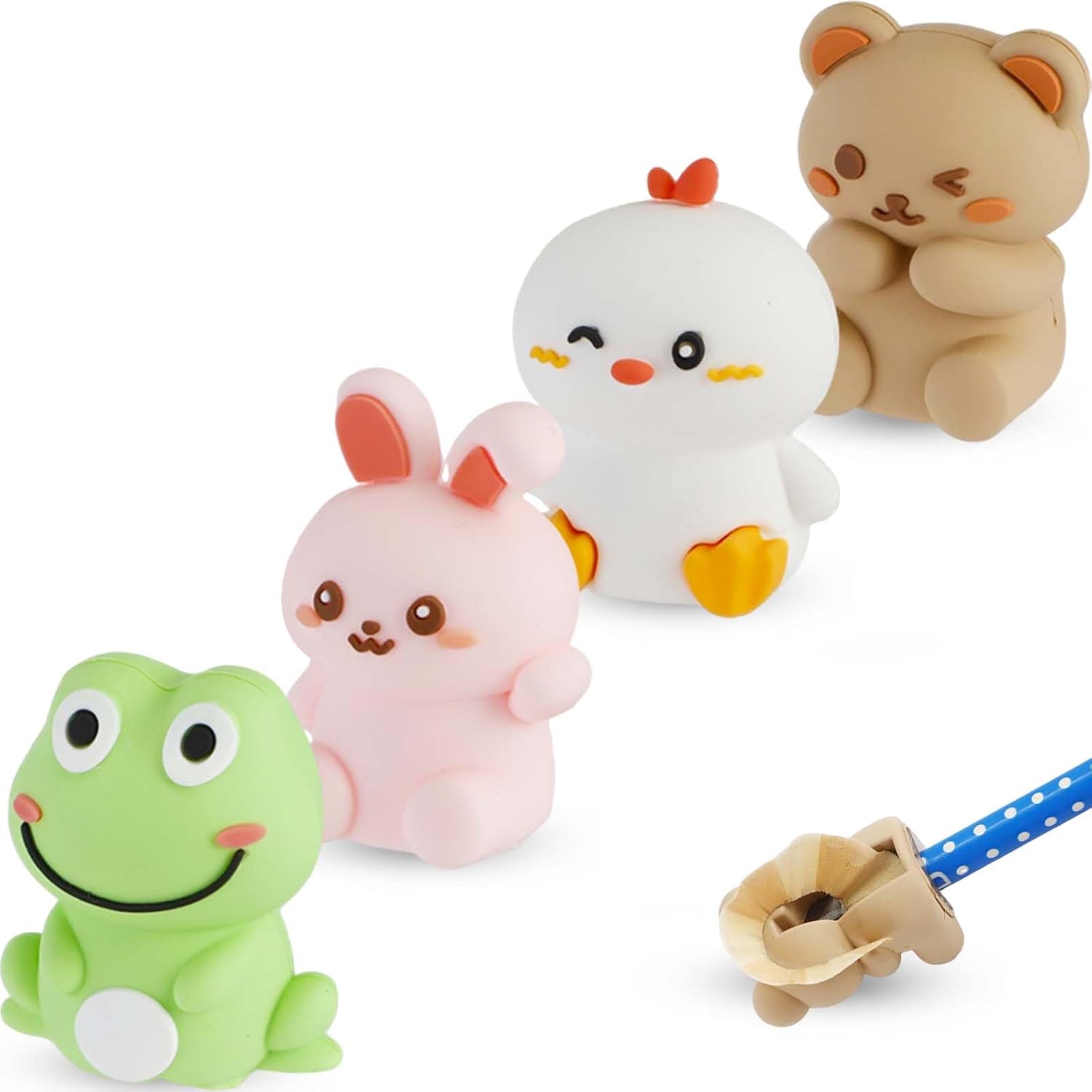 Amazon.com: OT-NVWOZR Cute Pencil Sharpener for Kids, Cartoon Manual ...