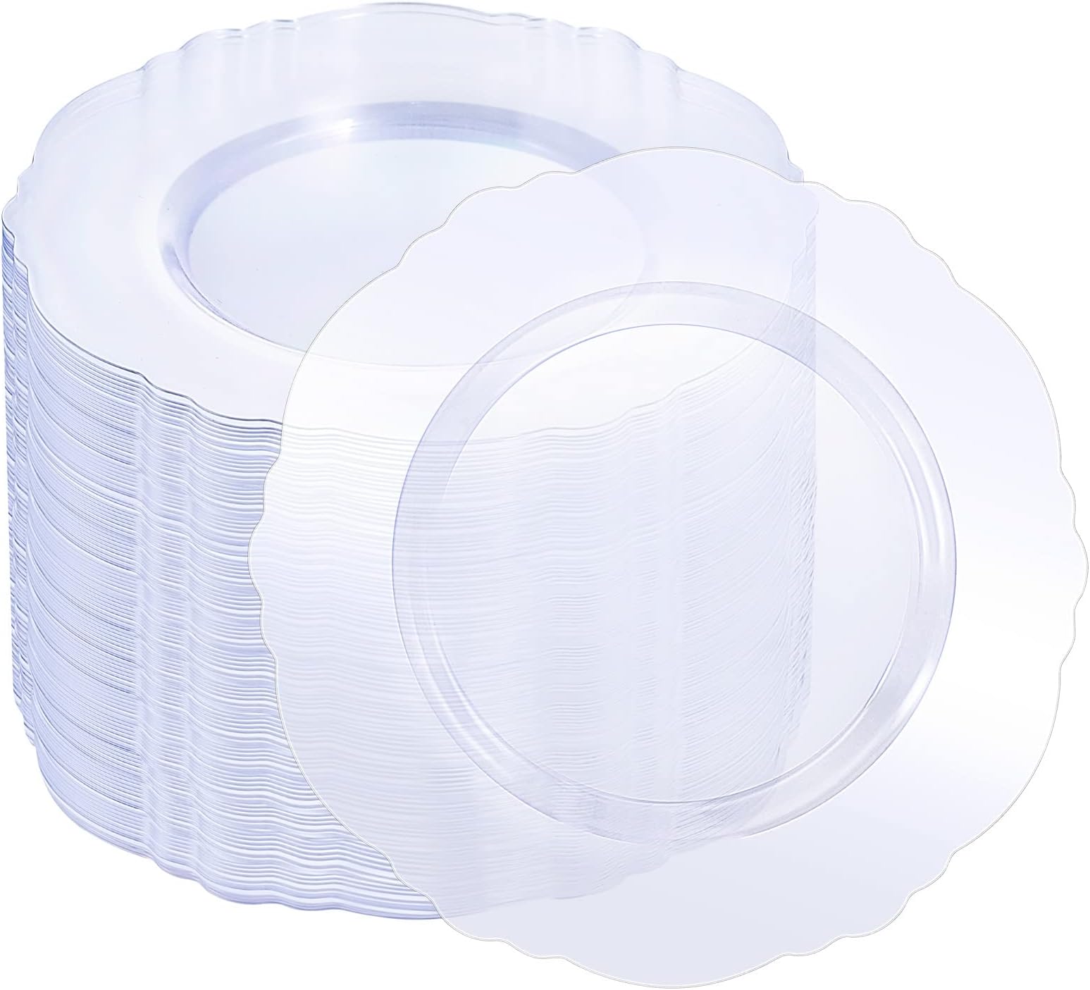 Amazon.com: Dinner Collection Clear Disposable 6" B&B Plates - 40ct ...