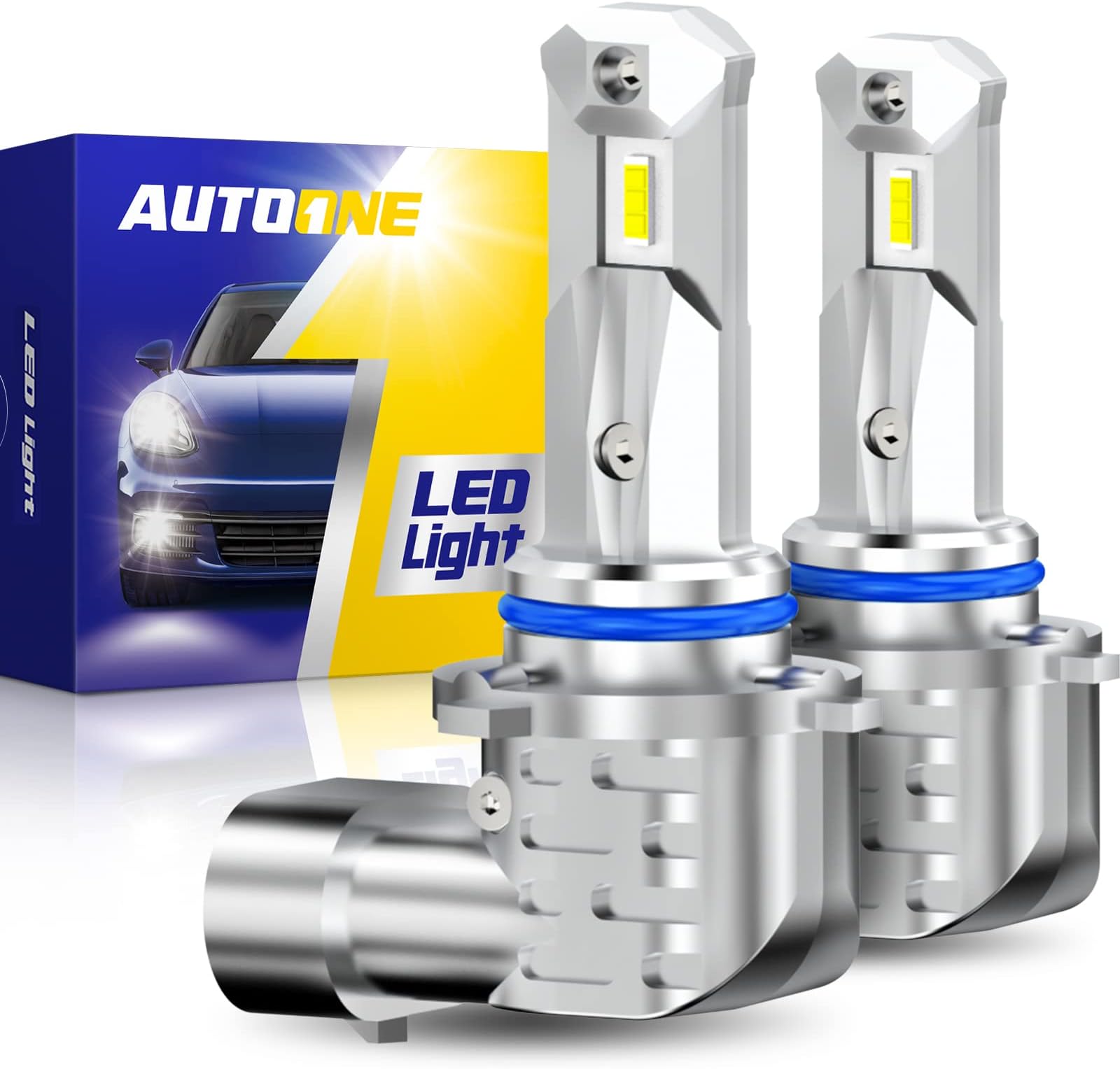 Amazon.com: Litampo 9006/HB4 LED Bulb Combo, 120W 25000 LM 800% Super ...