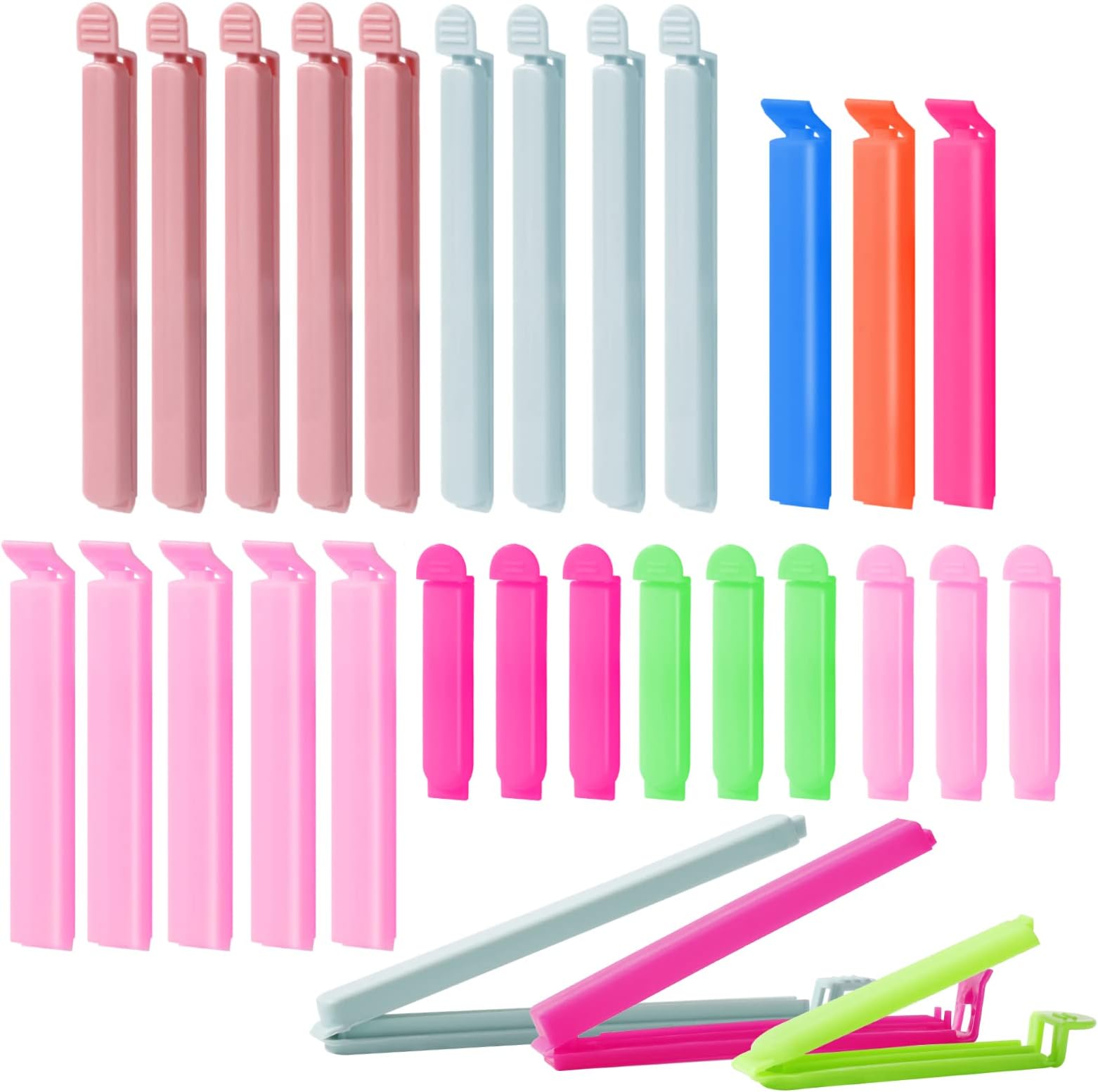 Yoosso 30 Pièces Pince Sachet Alimentaire, Longueur 15/10/6cm Clip ...