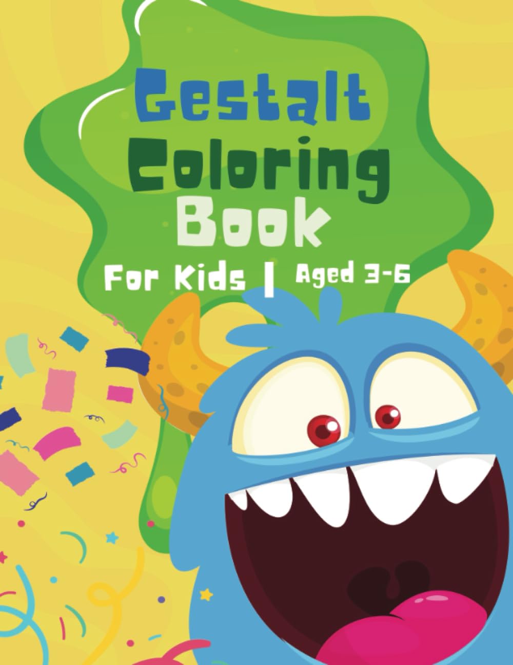 Amazon.com: Gestalt Coloring Book 3-4, 5-6 Year Olds: A Monster ...