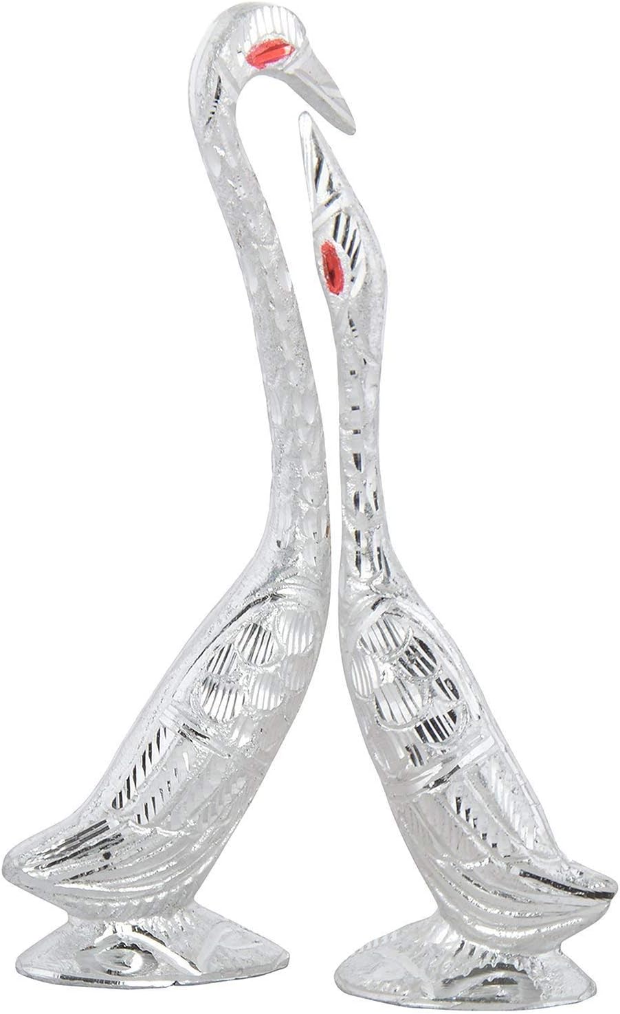 Amazon.com: Garden Of Arts Metal Pair Kissing Duck Showpiece (6x3x18cm ...