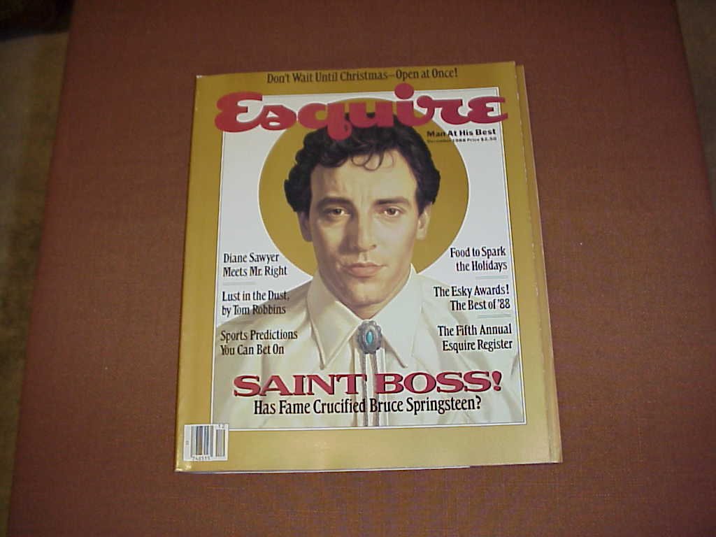 Esquire Magazine (Bruce Springsteen , Saint Boss !, Volume 110 Number 6 ...