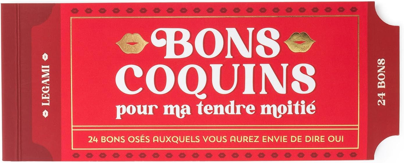Legami - Carnet de 24 Bons Coquins, Coupon Couple d'Amour, Idée Cadeau ...