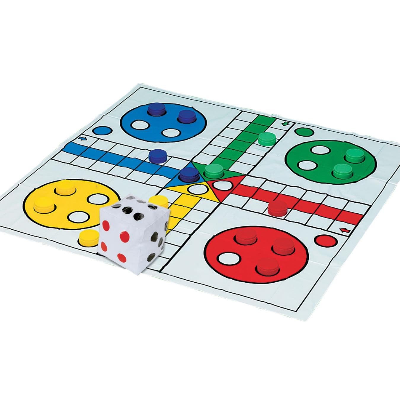 Amazon.com: S&S Worldwide Jumbo Ludo Game. Kids Will Love Giant 40 ...
