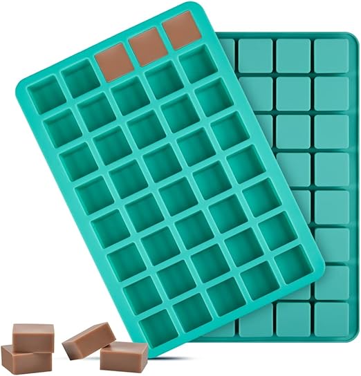 Amazon.com: Square Caramel Molds 40-Cavity Chocolate Truffles Candy ...