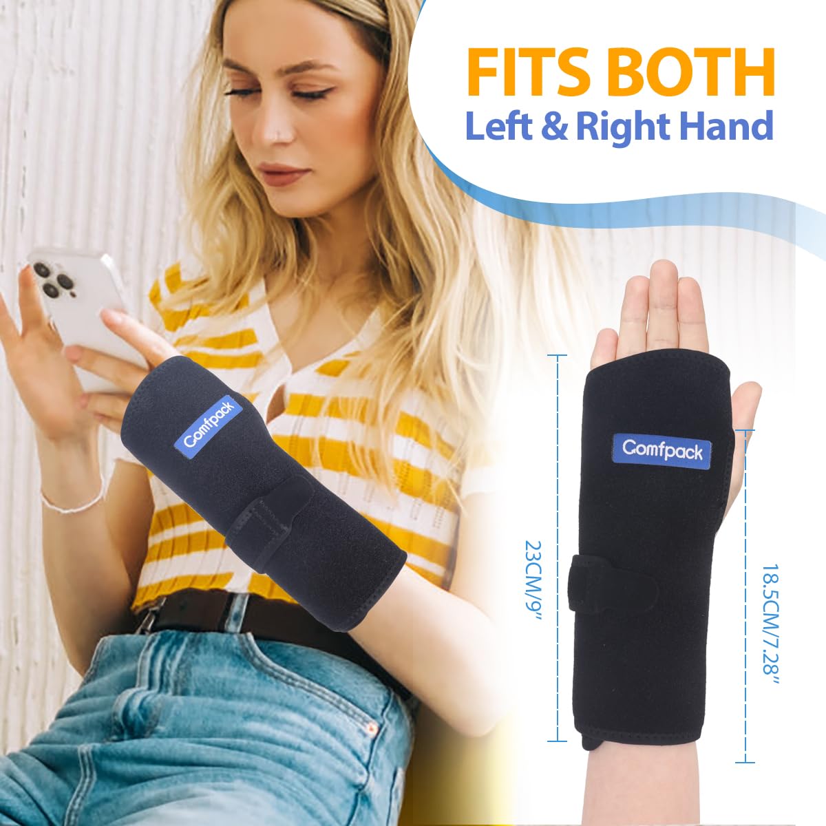 Snapklik.com : Wrist Ice Pack For Carpal Tunnel, Reusable Hot Cold ...