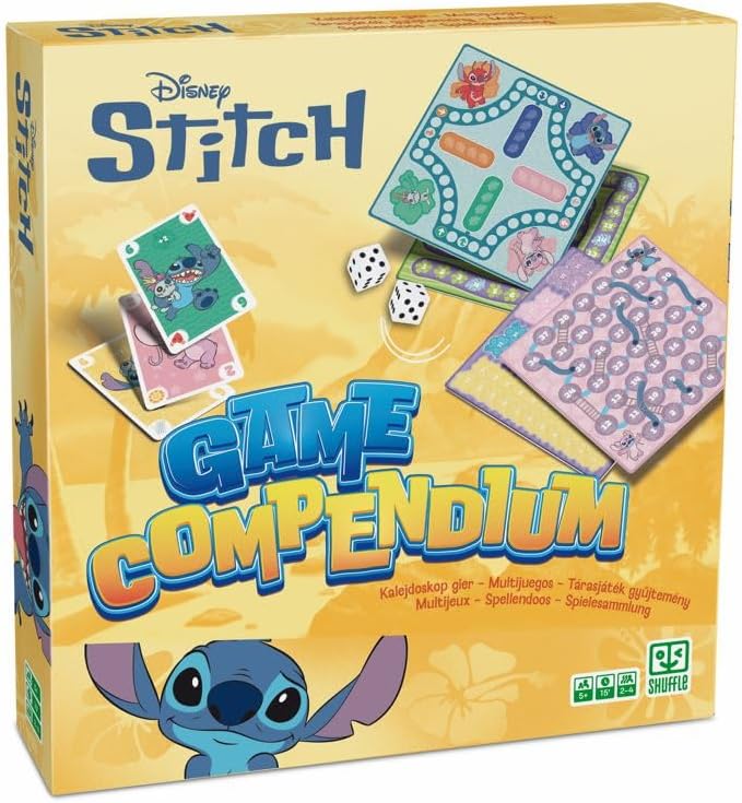 Shuffle Game Compendium - Disney Stitch. Coleccion de Juegos de Mesa ...