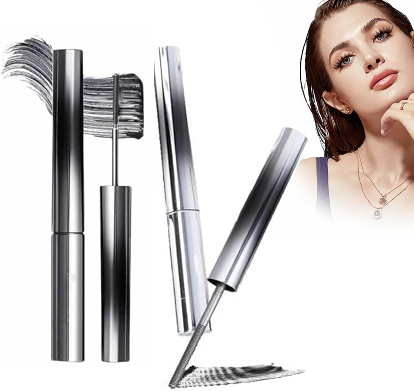 Amazon.com : Iron Wand Mascara, Metal Rod Mascara, 3D Curling Eyelash ...