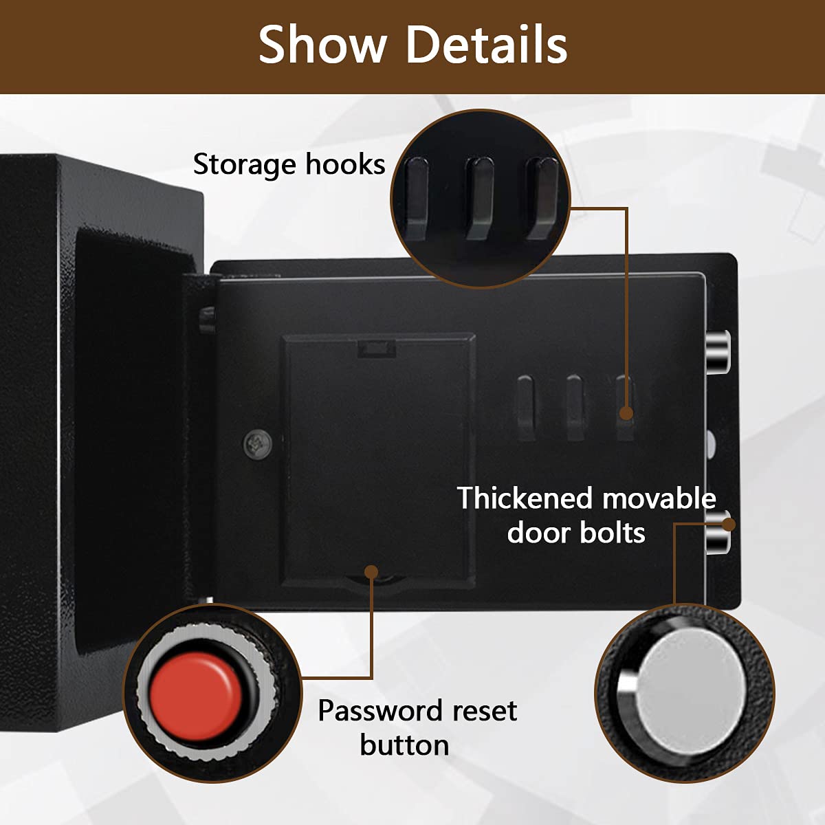 Sdstone Safe Box with Sensor...B0881D6867 | Encarguelo.com