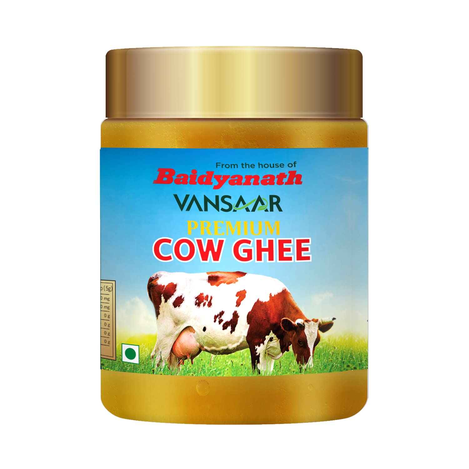 Buy VANSAAR Baidyanath Premium Bengali Cow Ghee - 900ml + 100ml | 100% ...