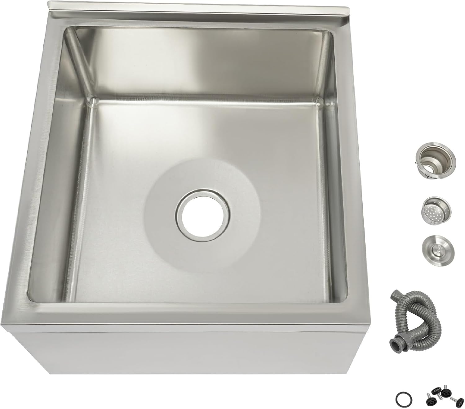 Amazon.com: Commercial Mop Sink Floor Basin 24x24x13" 304 Stainless ...