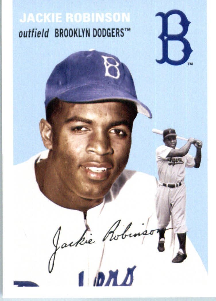 Amazon.com: Jackie Robinson baseball card (Brooklyn Dodgers) 2012 Topps ...