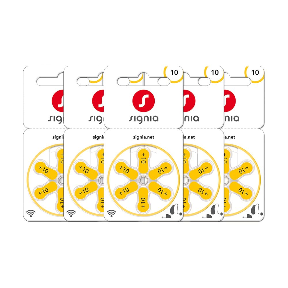Signia Hearing Aid Batteries- Size 10- Pack of 30 Batteries- Hearstore ...