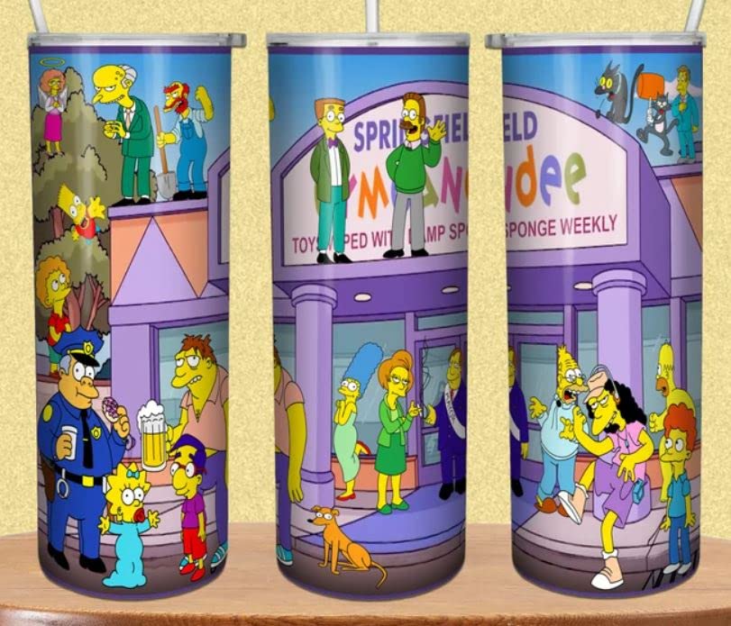 Amazon.com: Personalized Simpsons Springfield TV Show Inspired Theme ...