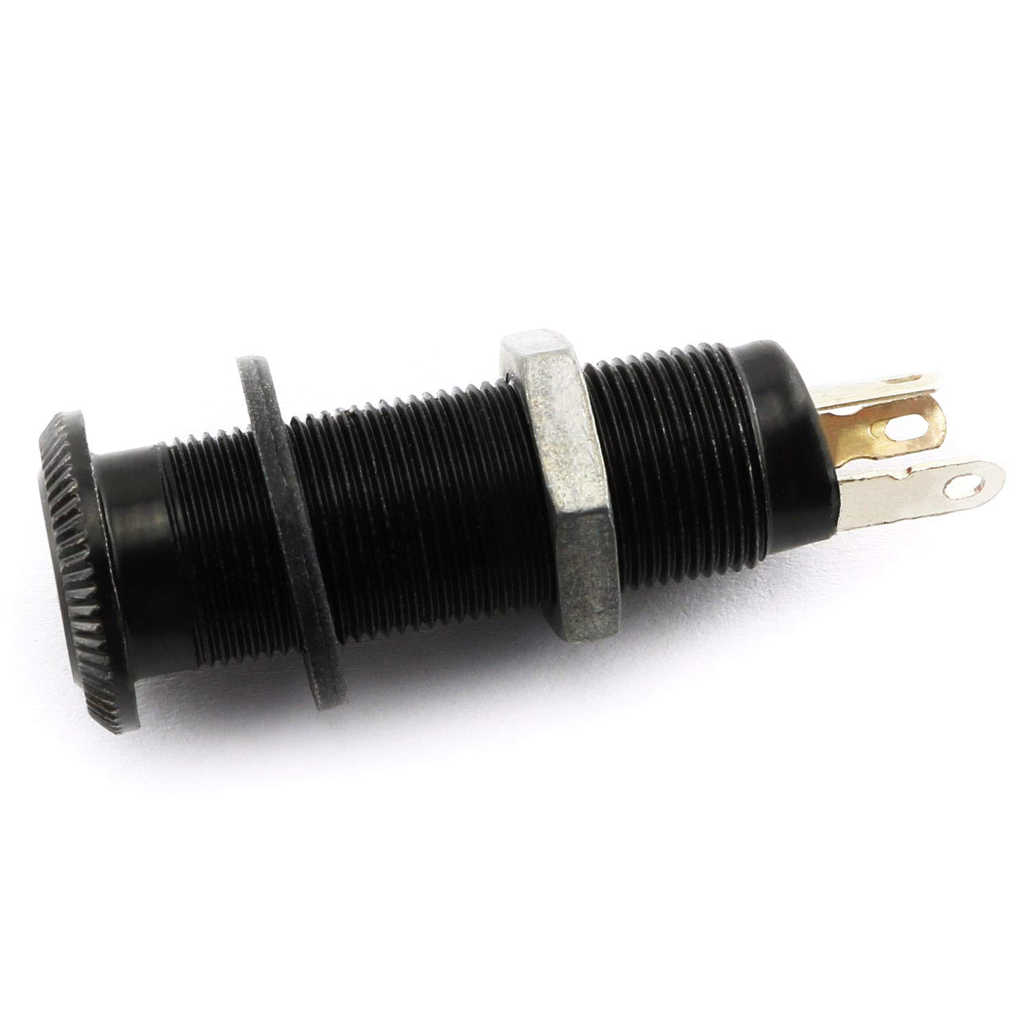 Snapklik.com : Longdex Bass Barrel Jack Black Cylinder Stereo 1/4 ...