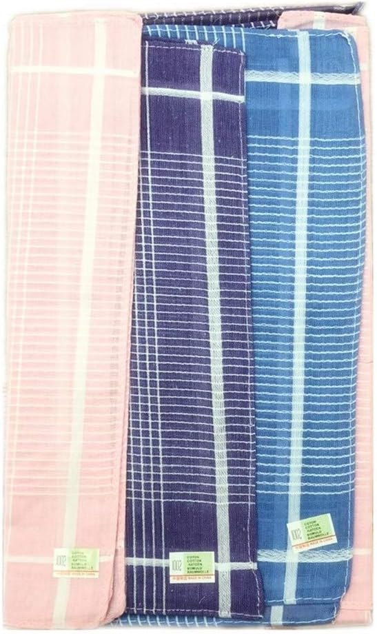 Generic 10x Fabric Handkerchiefs Checked Pattern Ladies Handkerchiefs ...