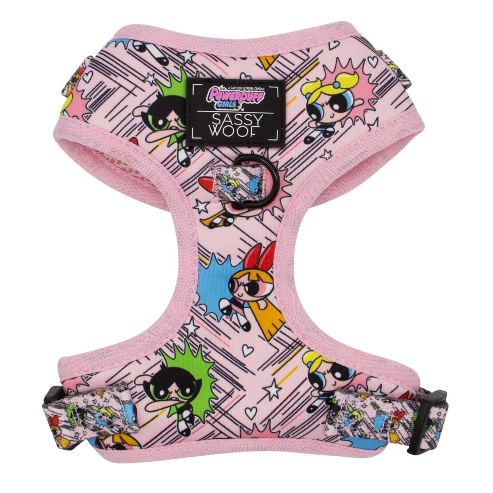 Amazon.com : Sassy Woof Dog Adjustable Harness - The Powerpuff Girls ...