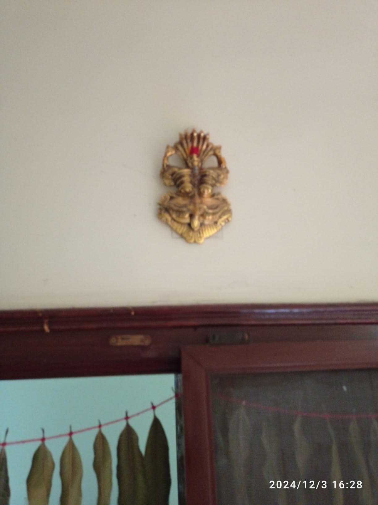 RED DRAGON Metal Kirthimukha for Home Entrance/Keerthi Mukudu Mask ...