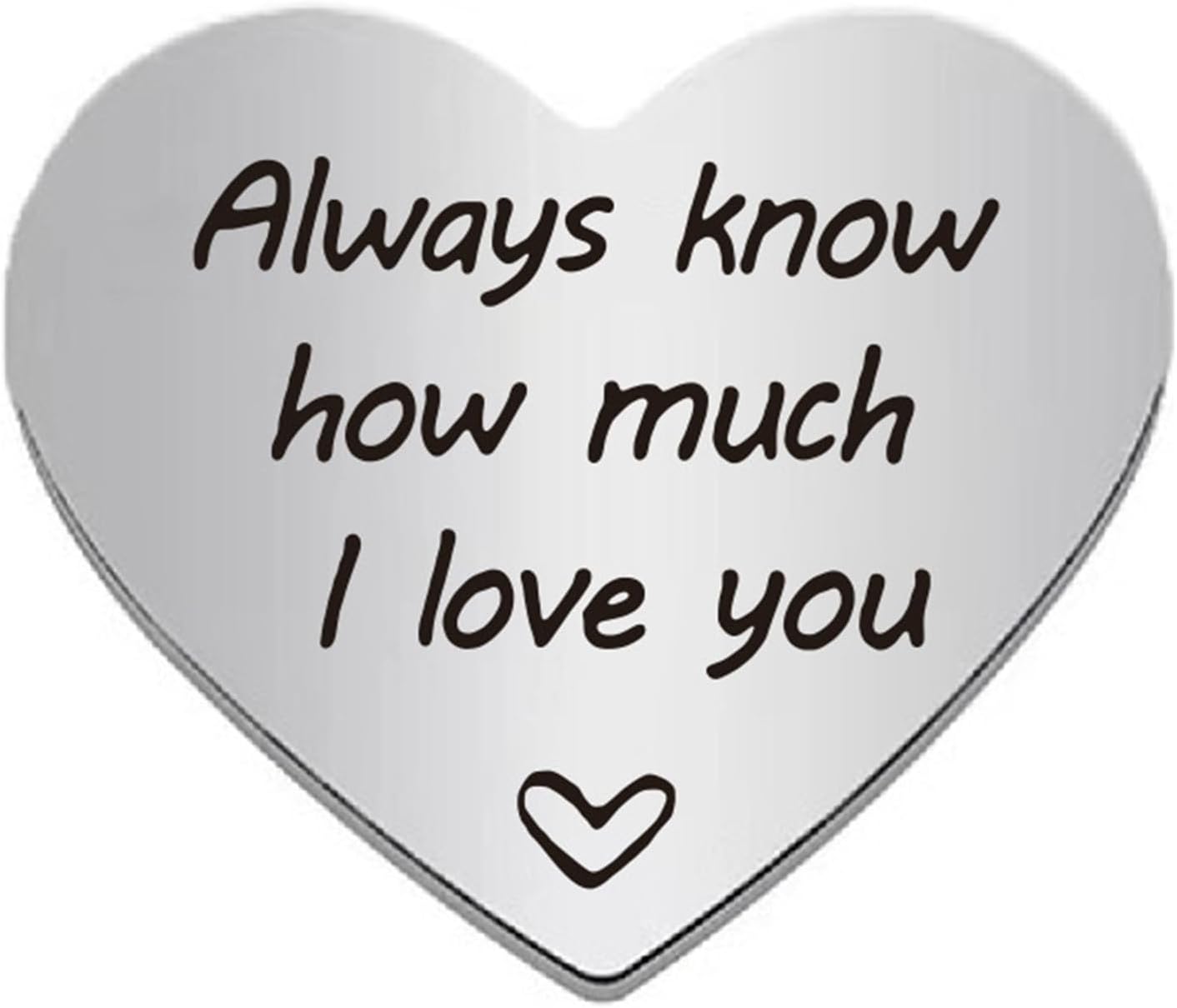 Amazon.com: NSMVSS Handmade Heart Pocket Hug Token, Pewter Pocket ...